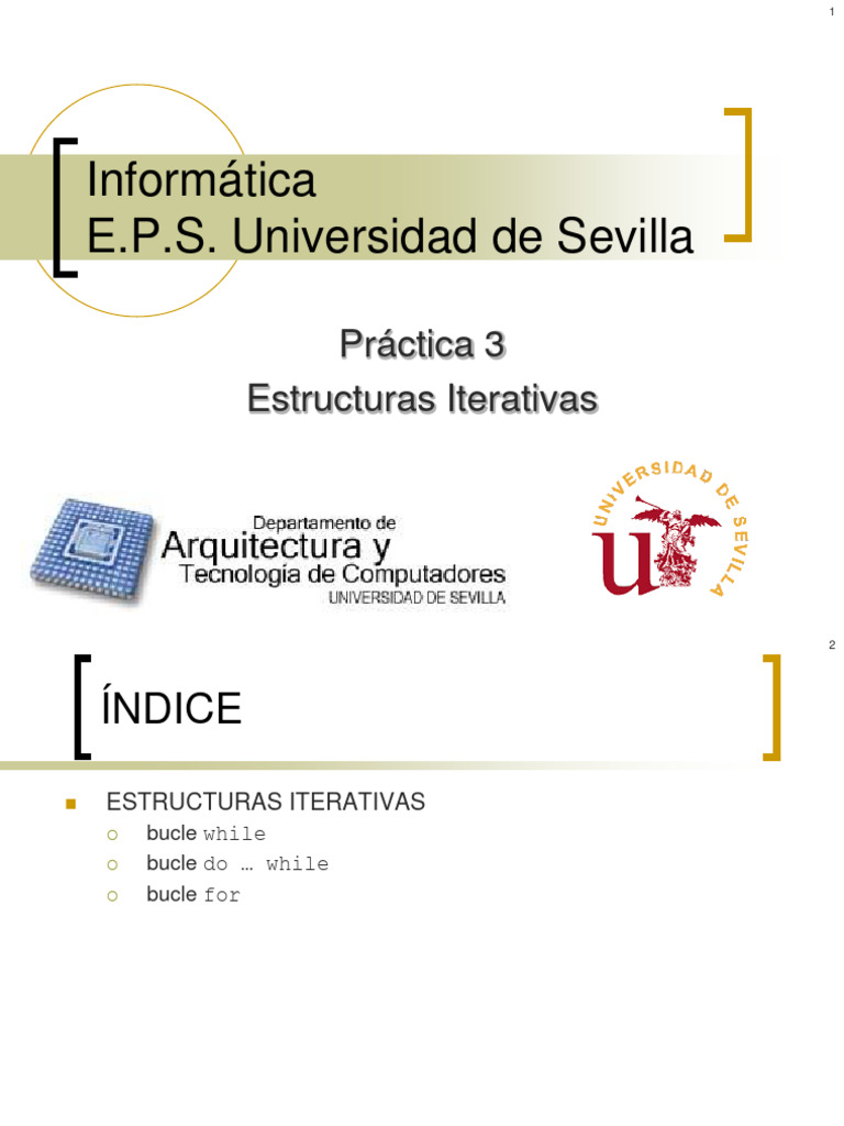 03 Estructuras-Iterativas | PDF | Flujo de control | Algoritmos