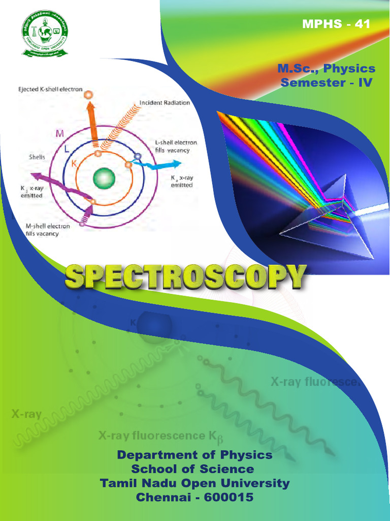 MPHS 41 Spectroscopy SLM | PDF | Spectroscopy | Spin (Physics)