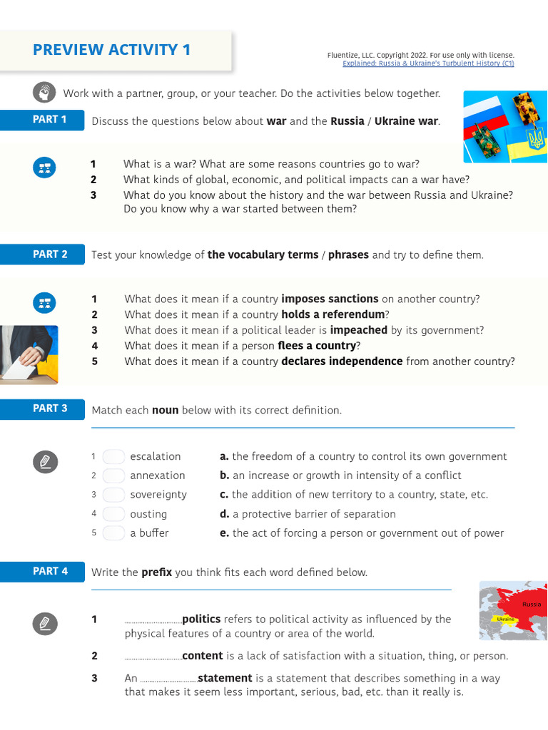 Explainedrussiaukrainesturbulenthistory Lessonplan | PDF | Viktor ...