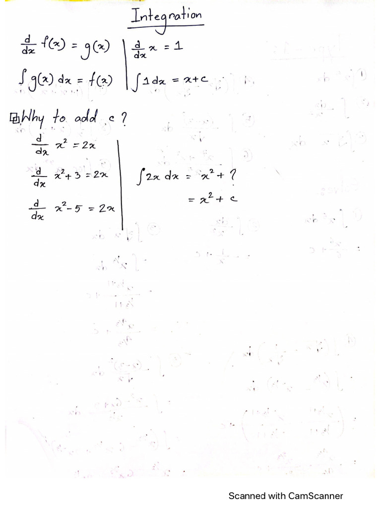 Integration Part 1 (Type - 1,2) | PDF