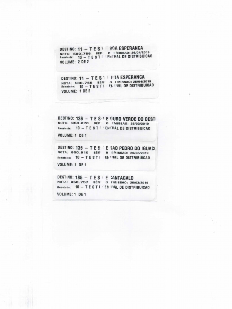 Exemplo Etiquetas | PDF