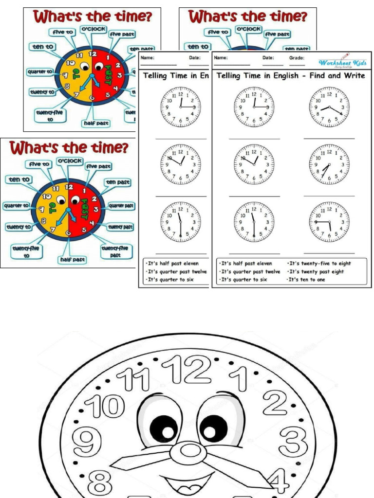 HORAS EN RELOJ LESSON 3 | PDF