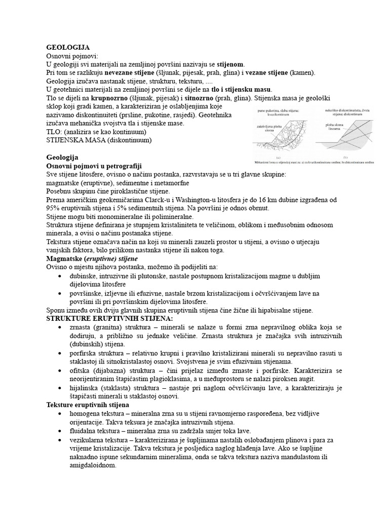 Geologija I Geotehnika | PDF