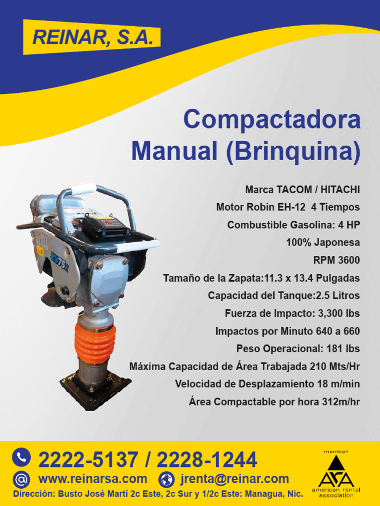 Compactadora Manual Brinquina | PDF