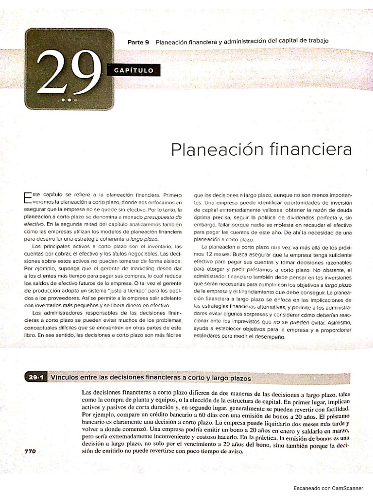 Planeacion Financiera | PDF