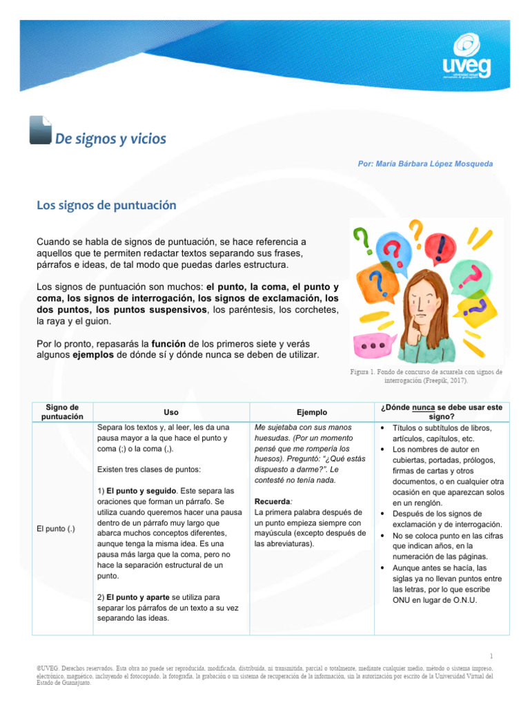 OrEMS B2 L5 Signos | PDF | Coma | Puntuación