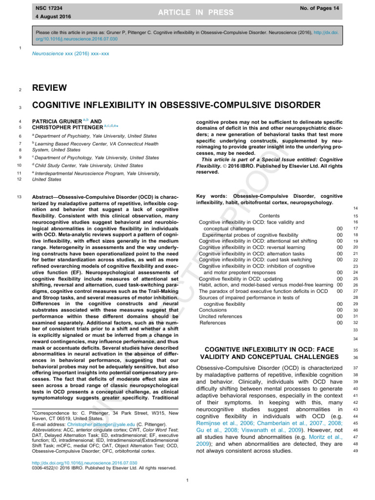 Gruner - Pittenger - 2017 - Cognitive Inflexibility in Obsessive ...
