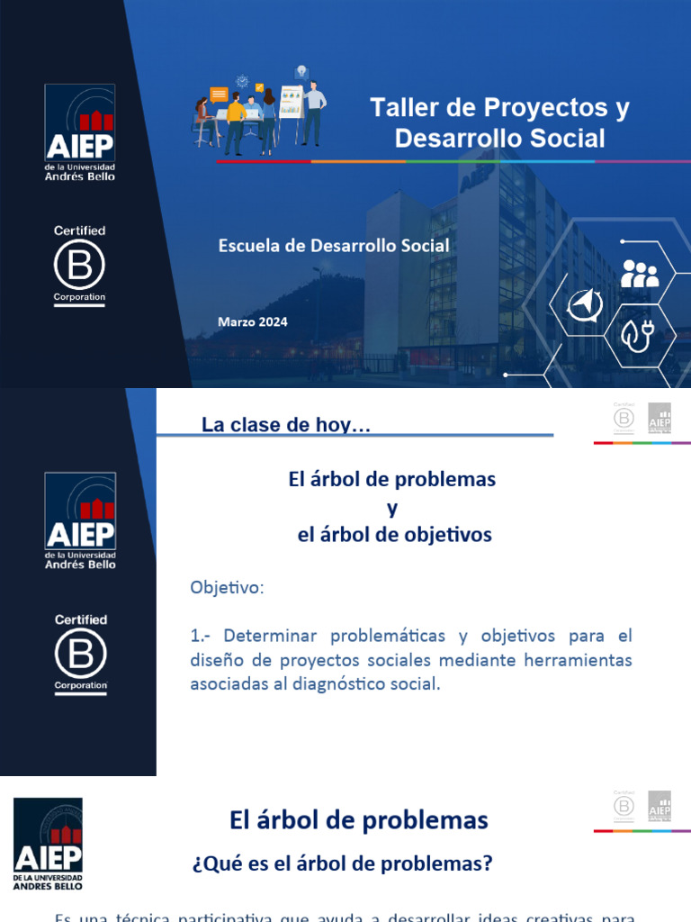 Taller PS y DS Clase 01 Árbol de Problemas y Árbol de Objetivos 3 Horas PDF | PDF