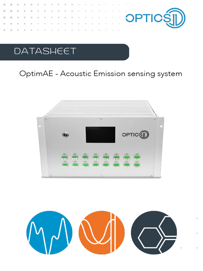 OptimAE - Datasheet | PDF | Sensor | Optical Fiber
