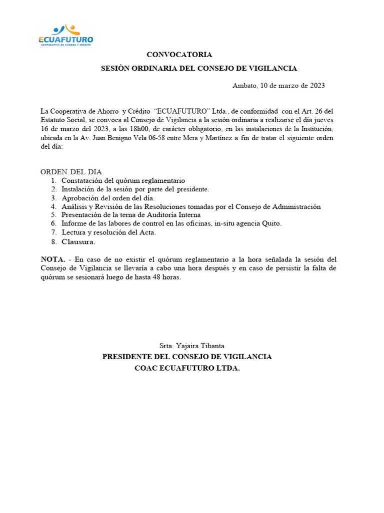 Acta 006 | PDF | Gobierno | Gobernancia