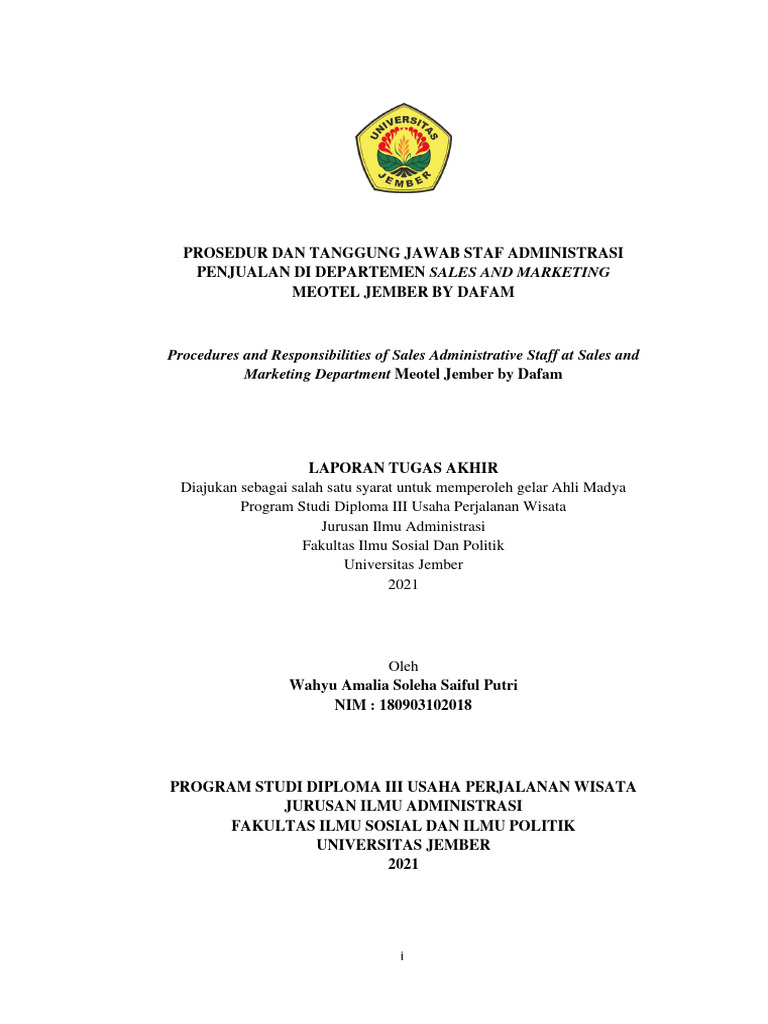 PERSEMBAHAN REVISI 1 Amel | PDF | Karier & Perkembangan