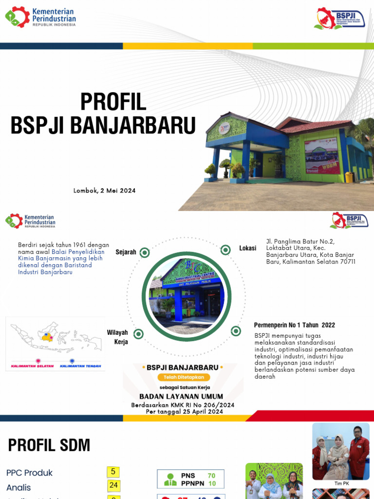 Profil BSPJI Banjarbaru dan Layanan Jasa | PDF