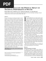 Data Analysis - Touch Football | PDF | Muscle | Muscle Contraction