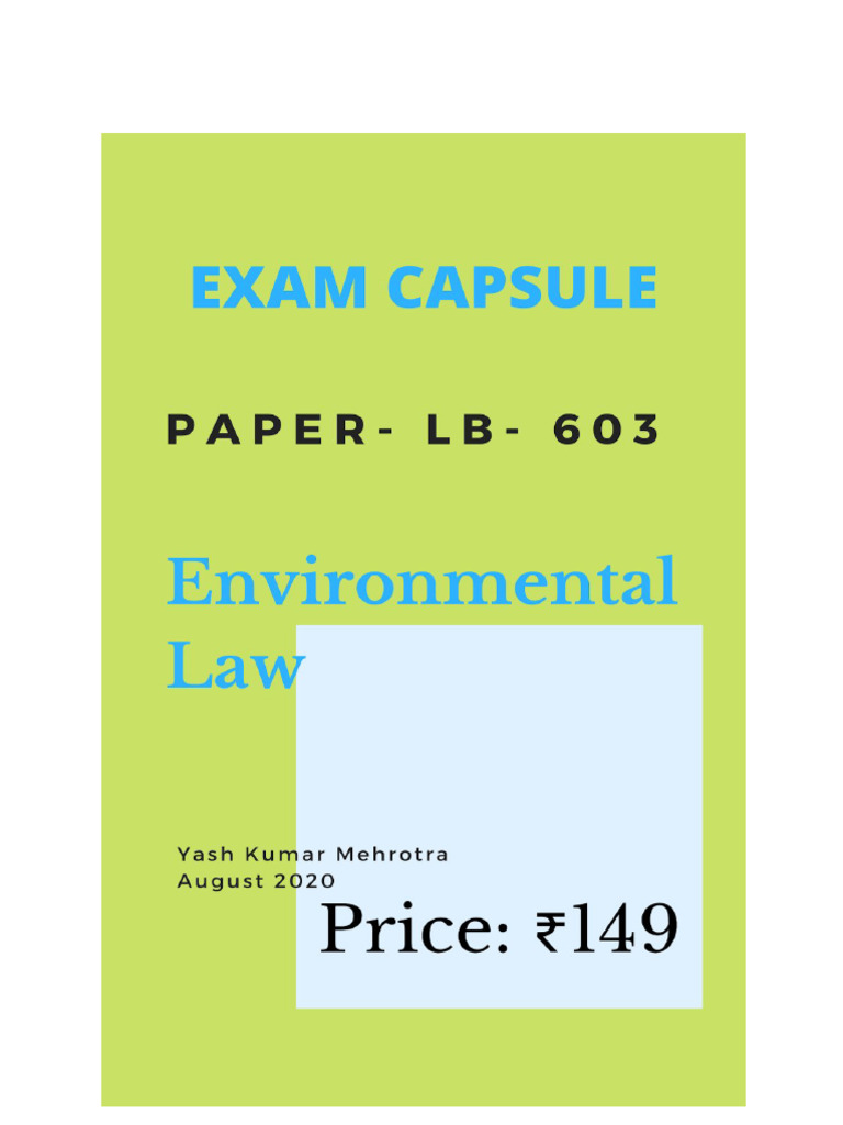 Printable Copy of Envi Ebook | PDF | Natural Environment | Justice