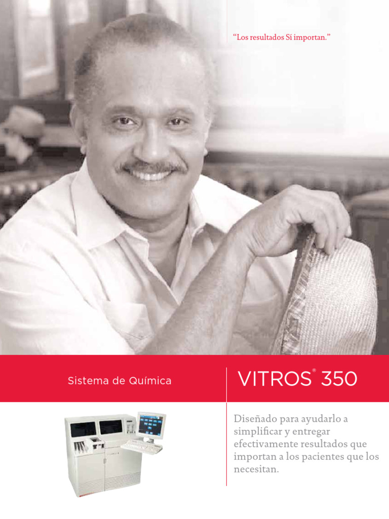 CL12202 Vitros 350 System ES FINAL | PDF | Química | Sustancias químicas