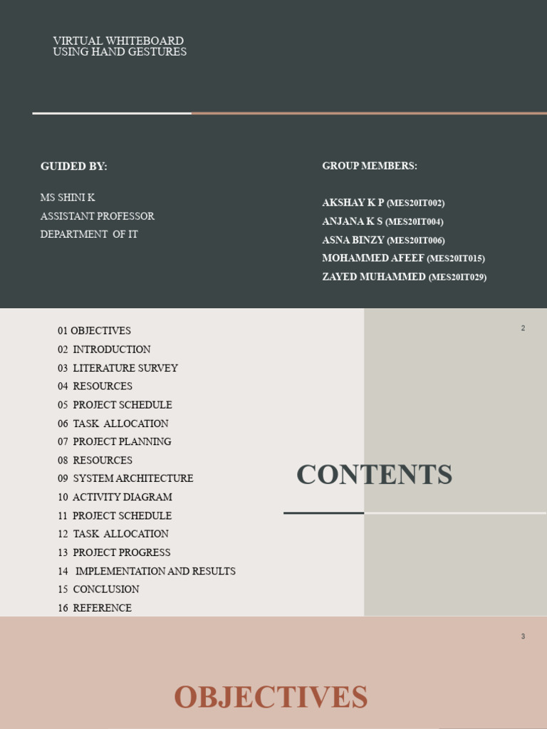 Virtual Whiteboard Using Hand Gestures | PDF | Graphical User Interfaces | Augmented Reality