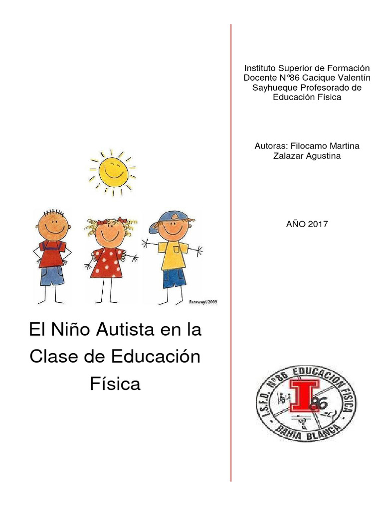 El Niño Autista en La Clase de Educación Física | PDF | Espectro ...