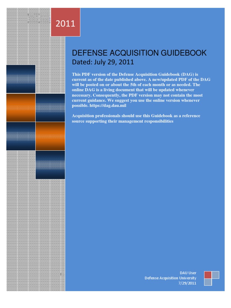 Defense Acquisition Guidebook | PDF