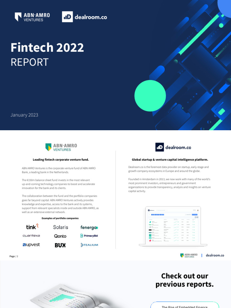 Fintech 2022 Recap Dealroom | PDF | Venture Capital | Corporate Finance