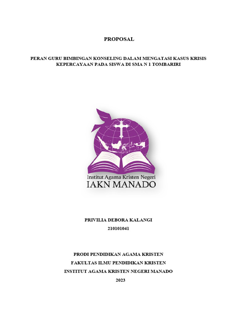 Proposal Metodologi Penelitian | PDF