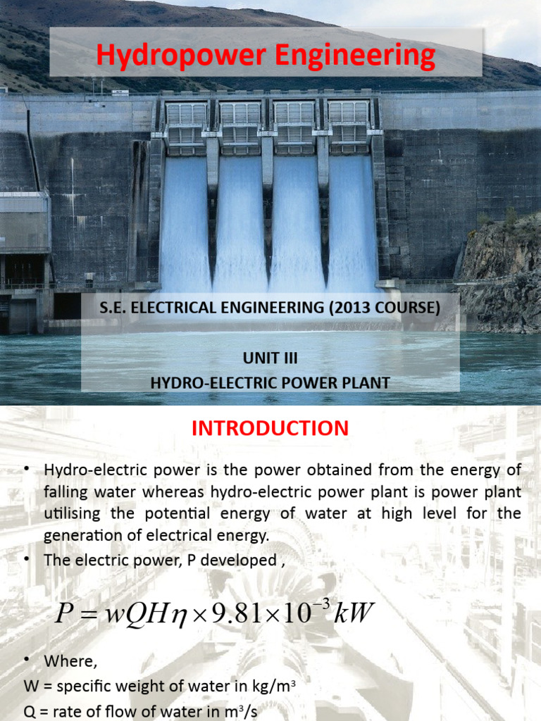 Hydro | PDF | Dam | Spillway