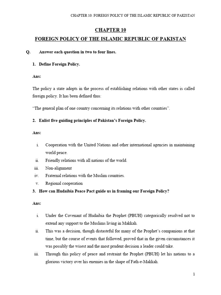 Chapter 10 (HSSC-II) | PDF | Pakistan | Zulfikar Ali Bhutto