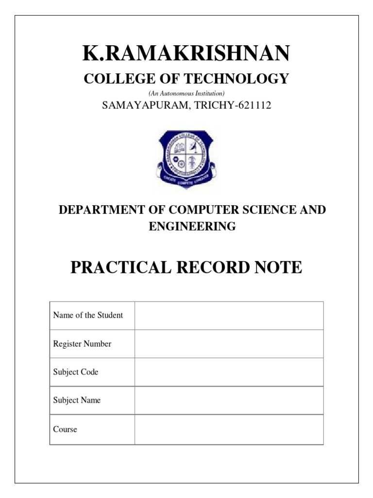 CN Lab Front Page | PDF | Engineering | Science