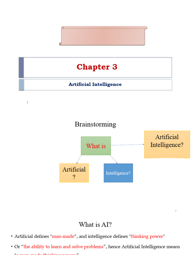 Chapter 3 - Artificial Intelligence | PDF | Artificial Intelligence ...