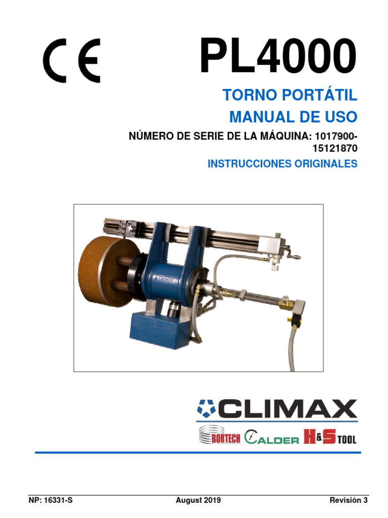 PL4000 16331 S Spanish Compressed | PDF | Tornillo | Herramienta de máquina
