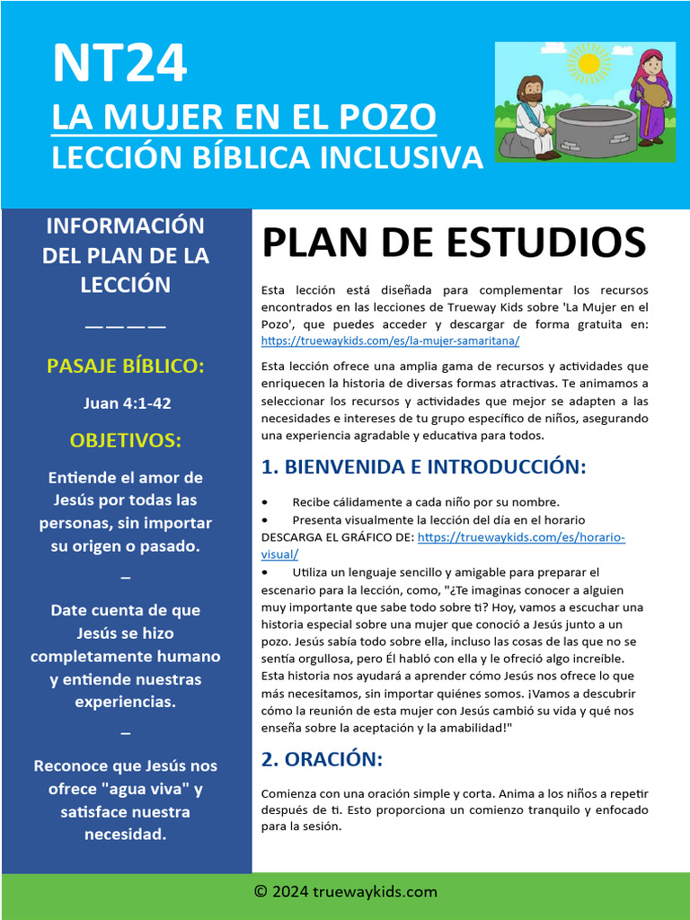 NT24 La Mujer en El Pozo | PDF | Jesús | Agua
