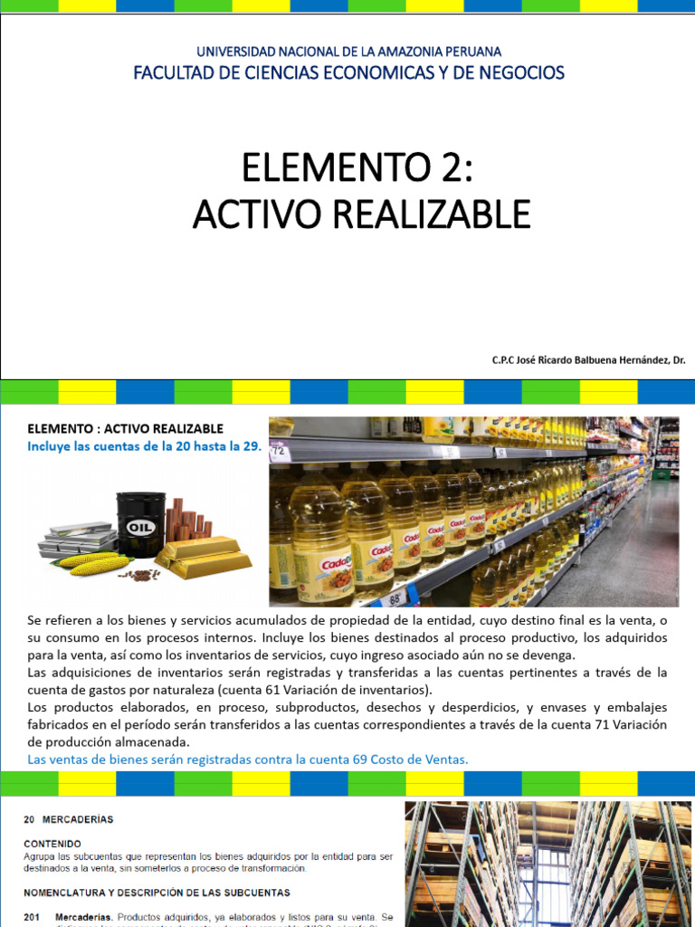 Activo Realizable en Contabilidad Empresarial | PDF | Contabilidad ...