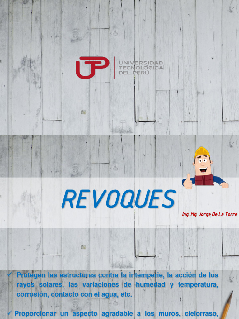 Clase 13-Revoques | PDF | Cemento | Agua