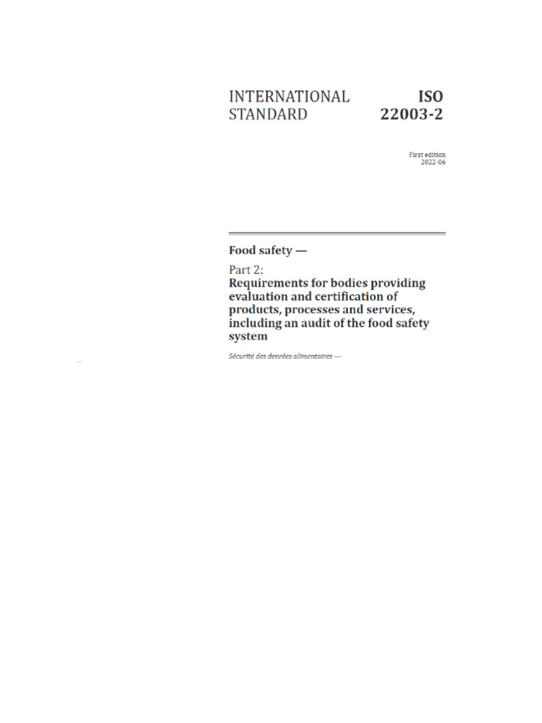 Iso 22003 Parte2 | PDF