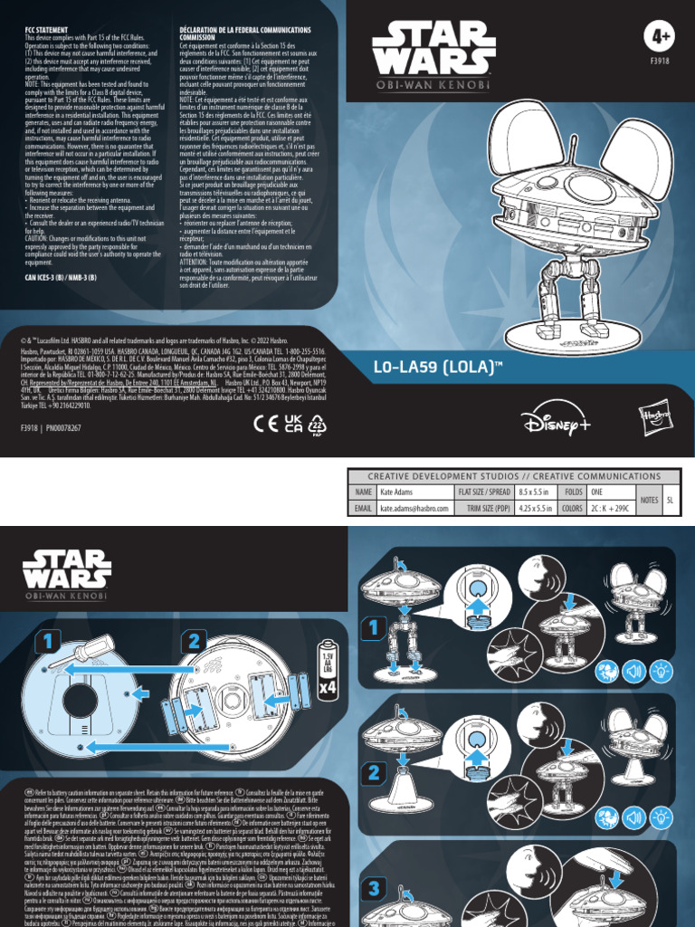 Star Wars l0 La59 Lola Animatronic Edition Obi Wan Kenobi Series ...