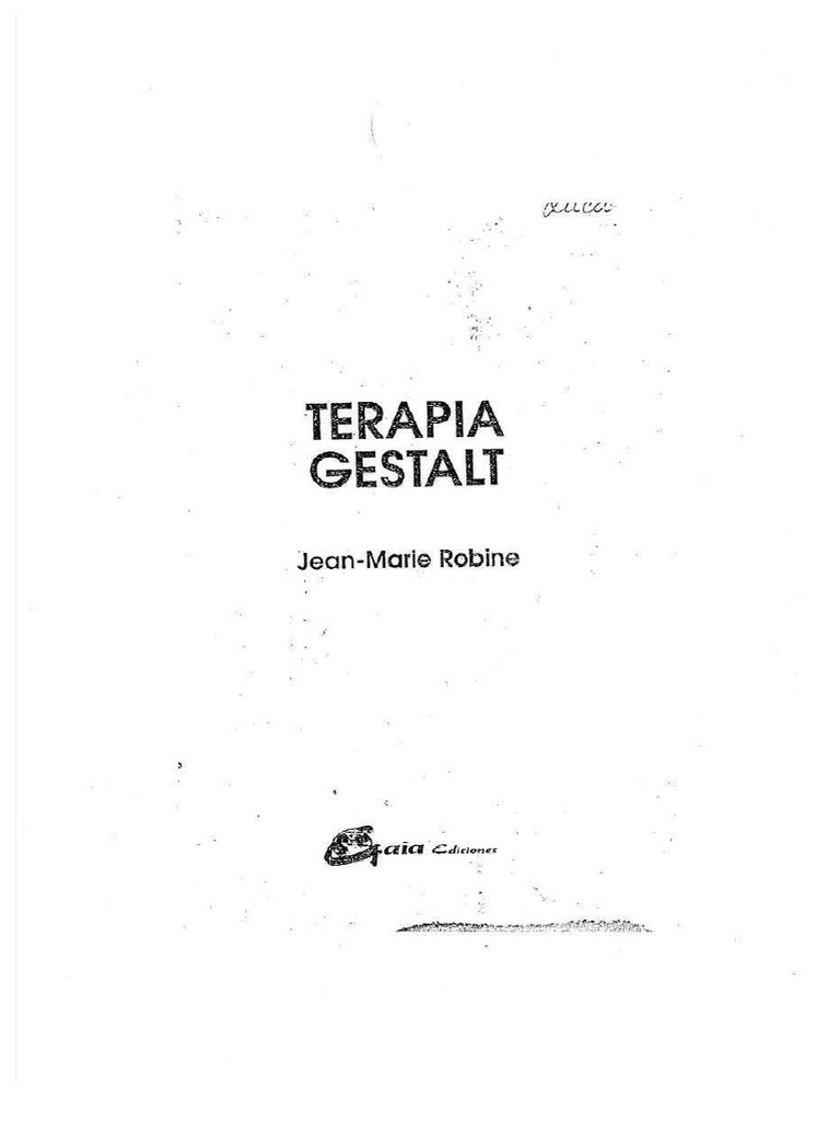 PDF Terapia Gestalt Jean Marie Robinepdf Compress | PDF