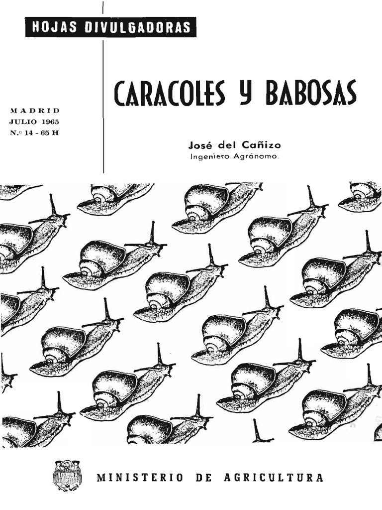 Caracoles y Babosas: Daños y Características | PDF | Moluscos