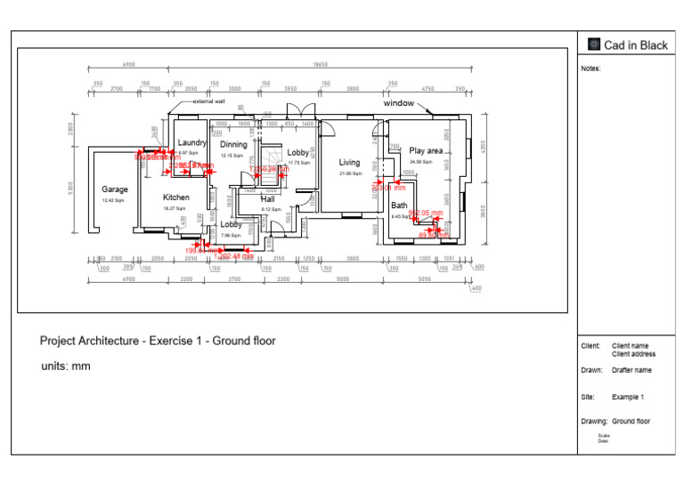 08-Project Architecture - 01 ground floor | PDF | Buildings And Structures | Queensland Heritage ...
