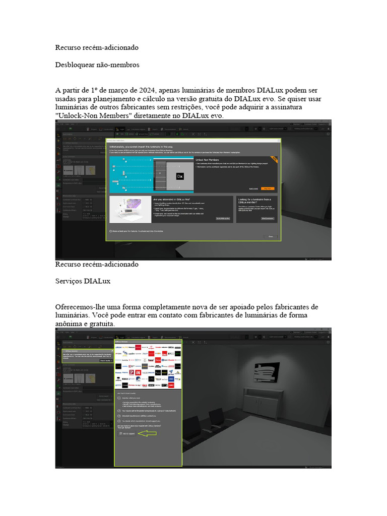 Dialux | PDF | BIM | Informática