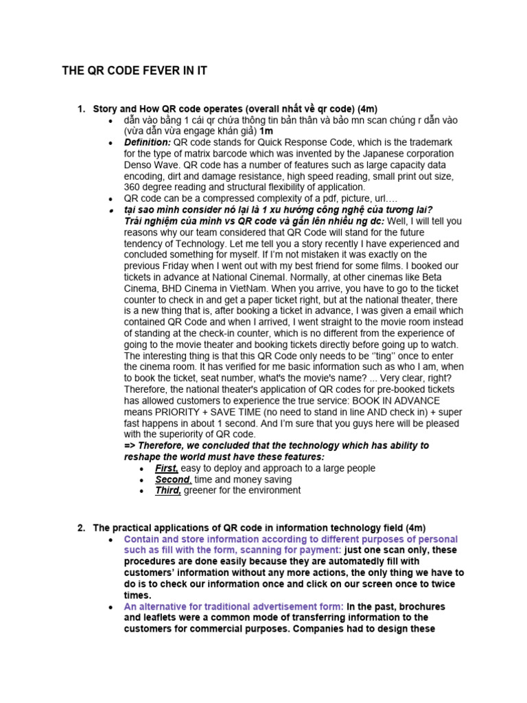 The QR Code Fever in It | PDF | Qr Code | Computing