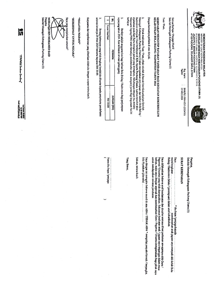 Borang Sukan Badminton Pdf