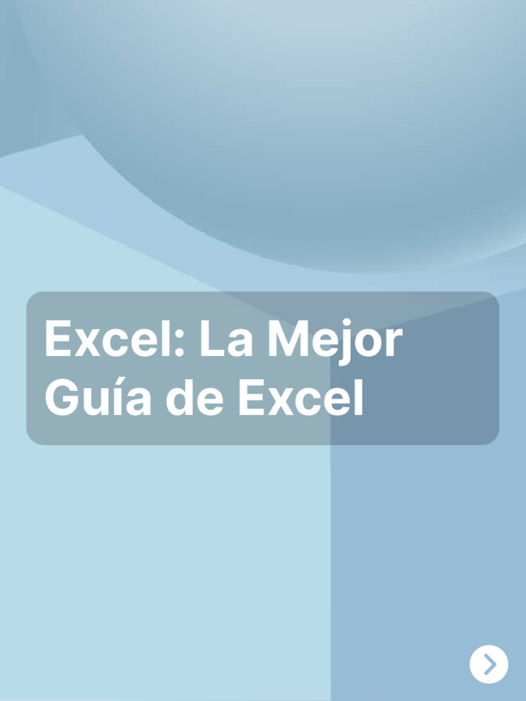 Excel La Mejor Guía de Excel | Descargar gratis PDF | Microsoft Excel ...