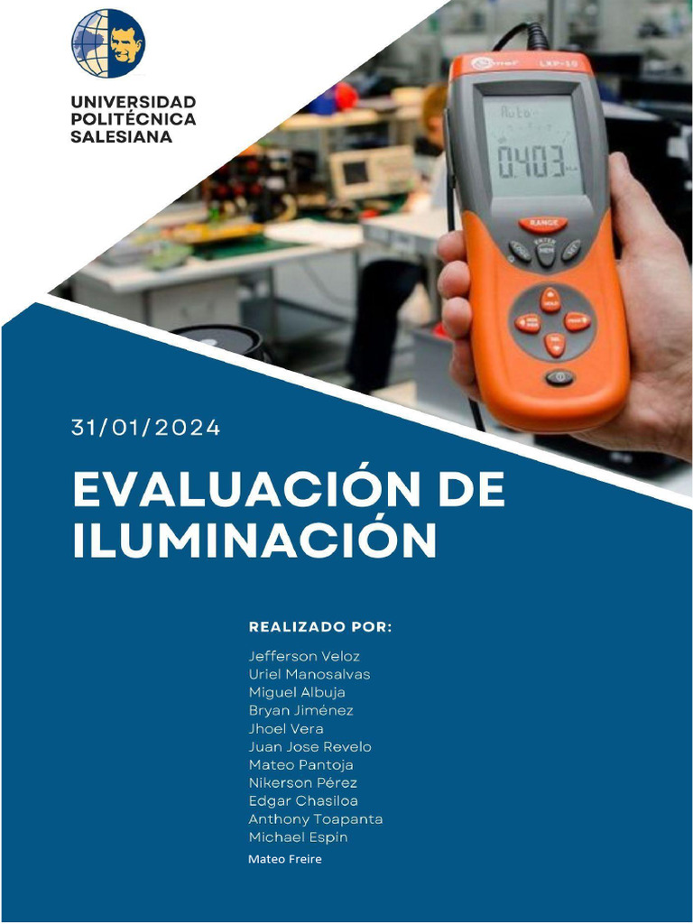 Evaluación de Iluminación | PDF