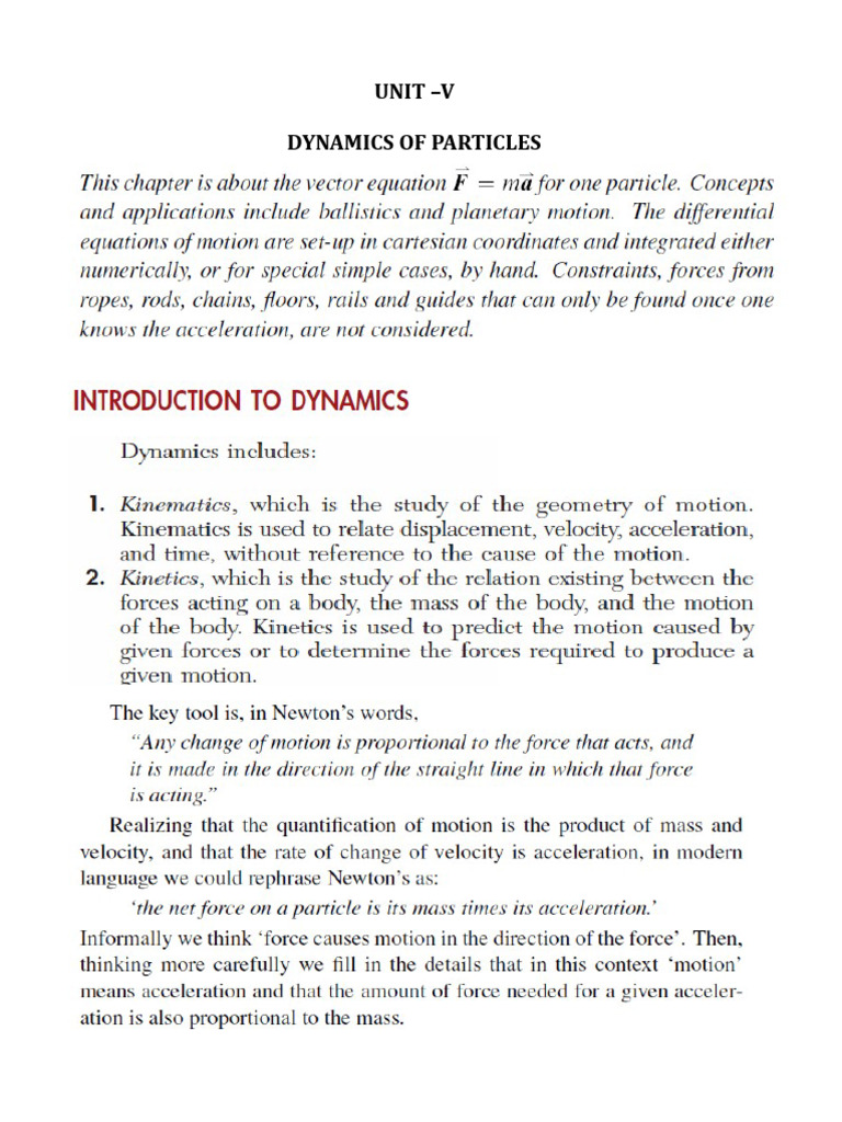 EM Unit 5 | PDF | Force | Classical Mechanics