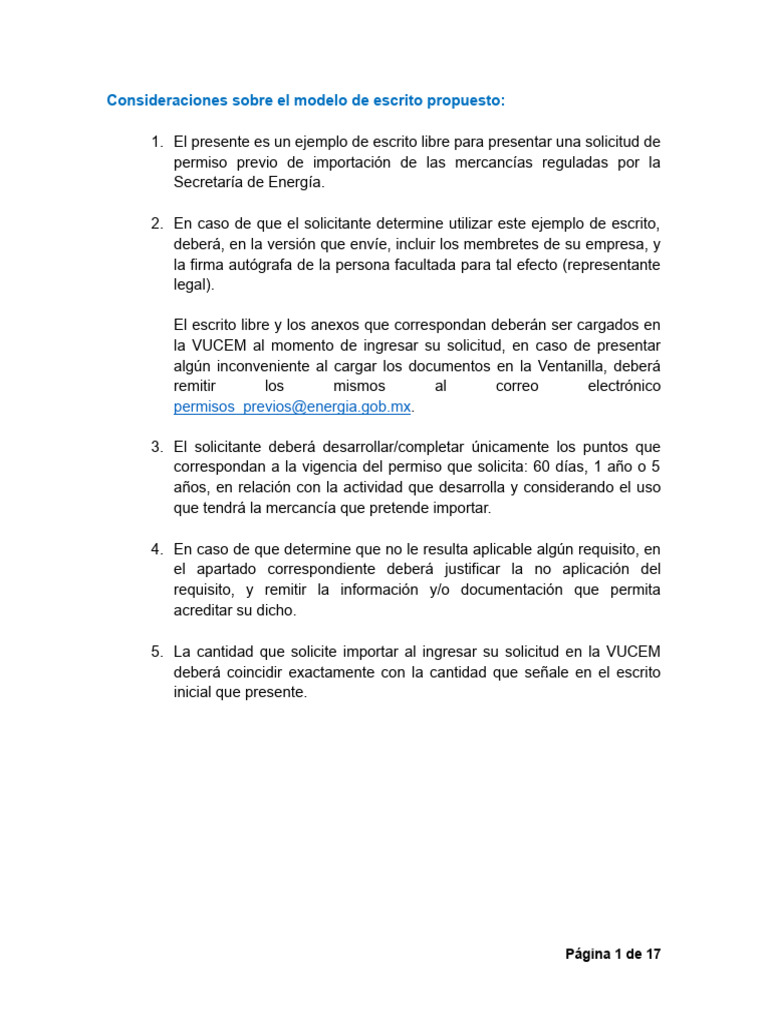 Ejemplo Escrito Libre Solicitud de Importacion | PDF | Logística | aduana Ejemplo Escrito Libre Solicitud de Importacion | PDF | Logística | aduana