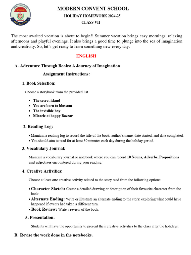 School Home Work | PDF | Linguistics
