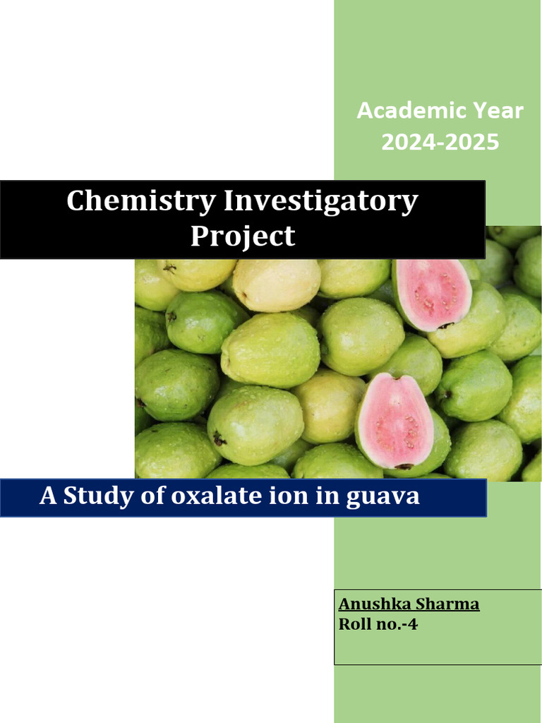 Chemistry Investigatory | PDF | Titration | Chemistry