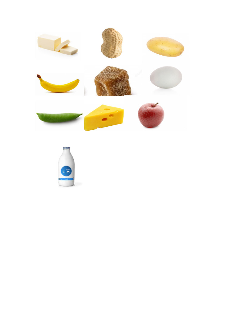 5 Main Nutrients Foods Picture | PDF