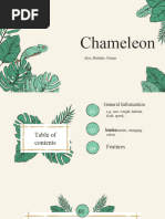 Labeled Diagram of Chameleon Parts | PDF