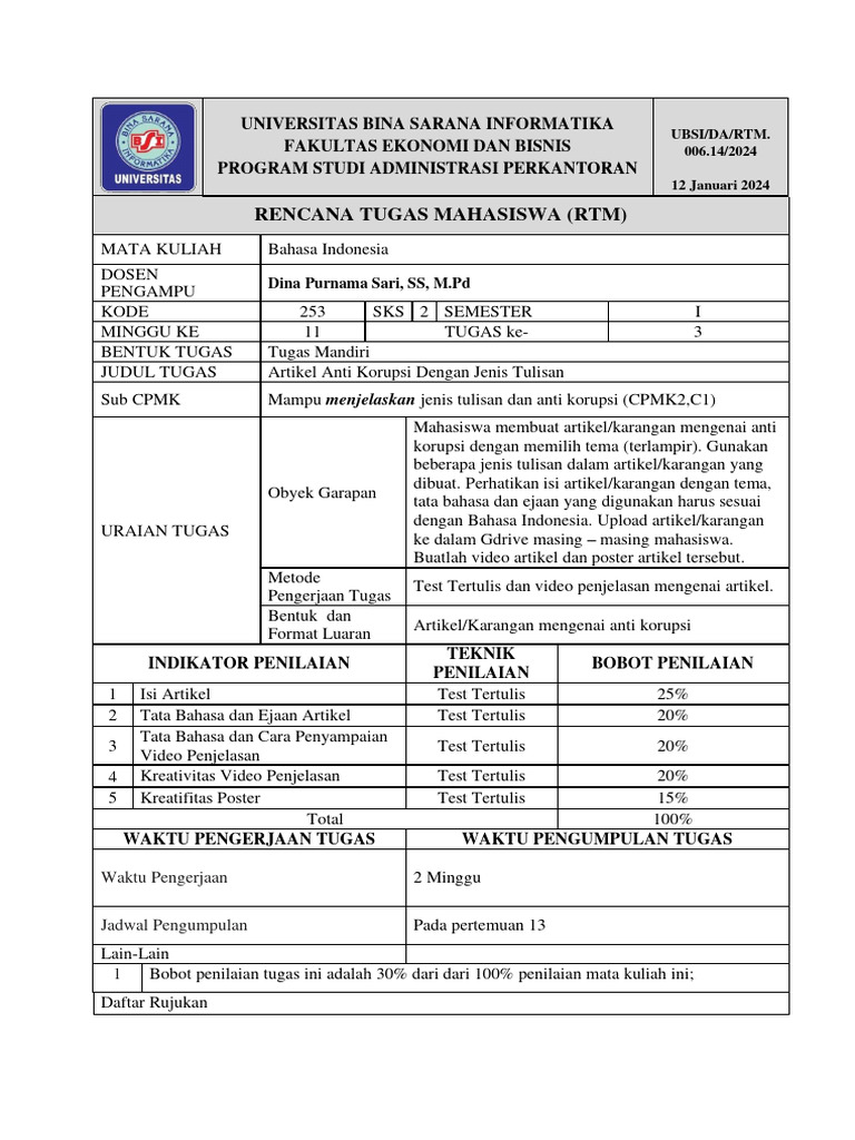 RTM 2 Membuat Artikel Populer | PDF