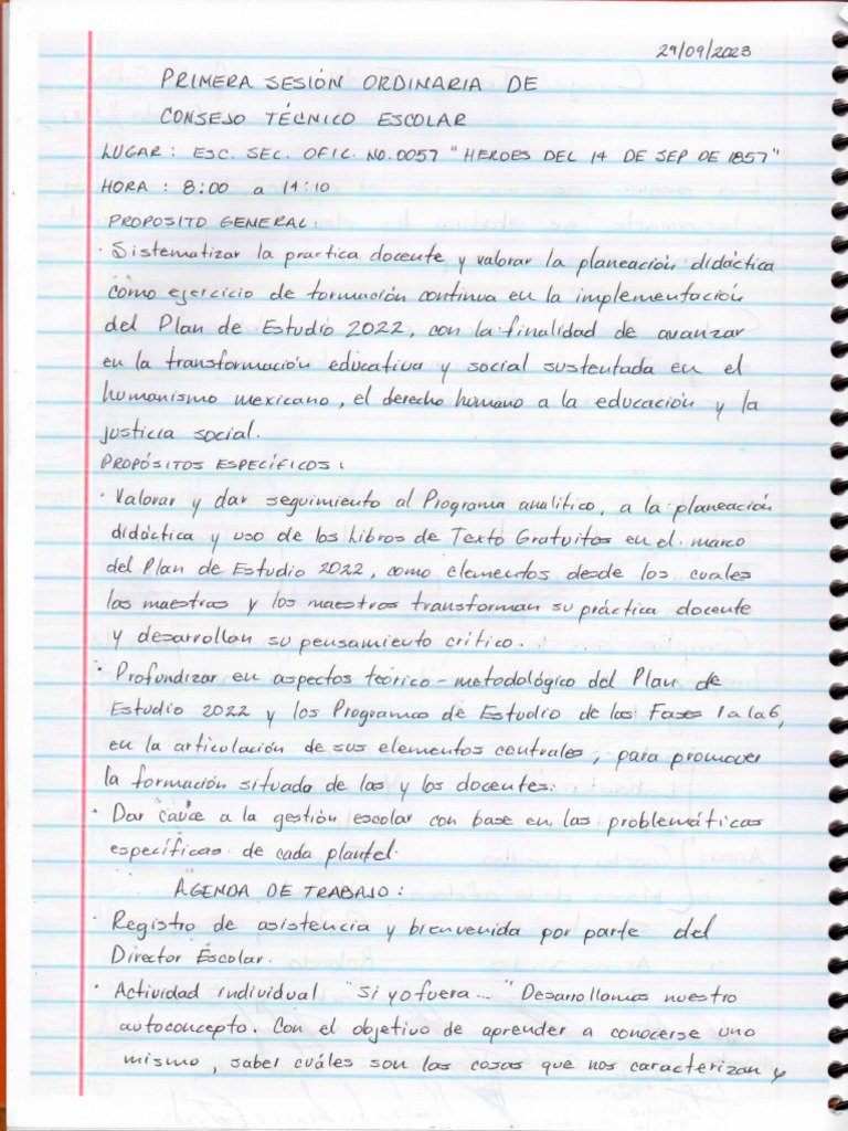 2 Bitacora Primera Sesión Cte | PDF